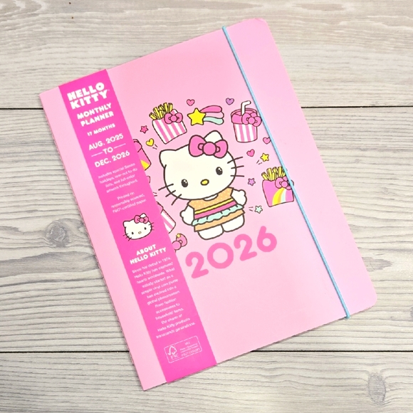 Hello Kitty | Office | Hello Kitty Pink 226 Planner | Poshmark